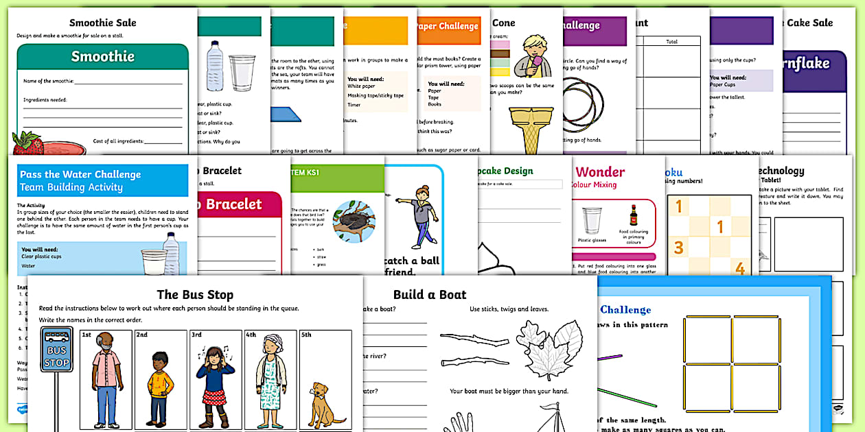 Teach Outside the Box | KS1 End of Term Activities Pack