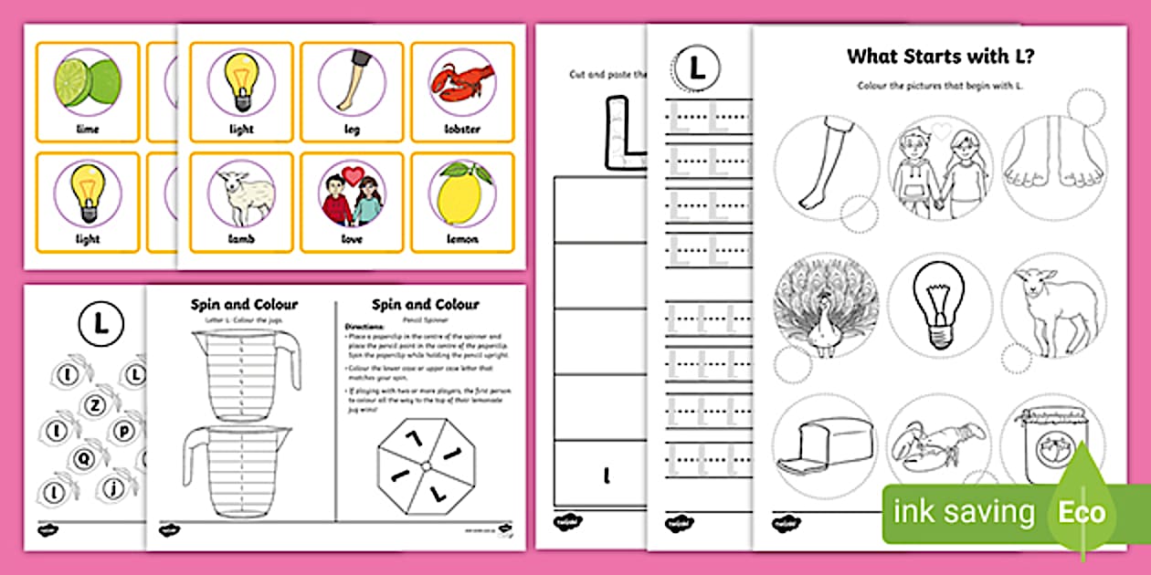 Letter L Activity Pack (teacher made) - Twinkl