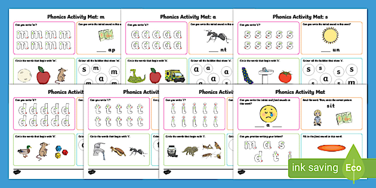 EYFS MASDTI Phonics Activity Mats (Ages 4-5) (teacher made)