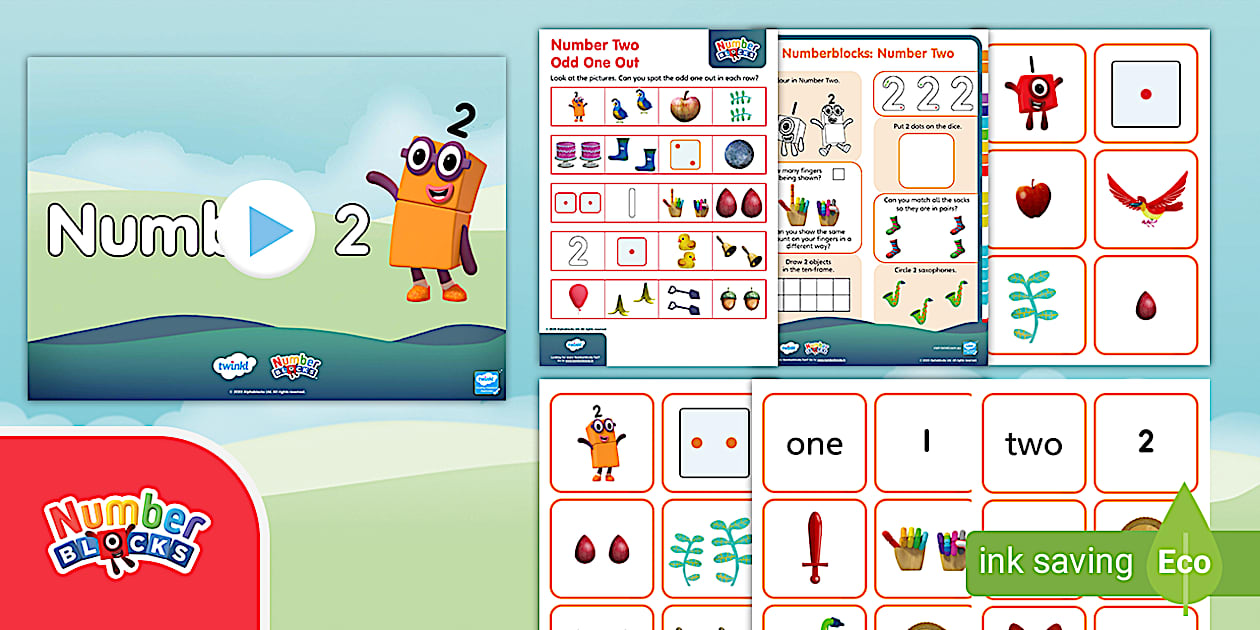 Numberblocks: It's Better with 2 Pack (professor feito)