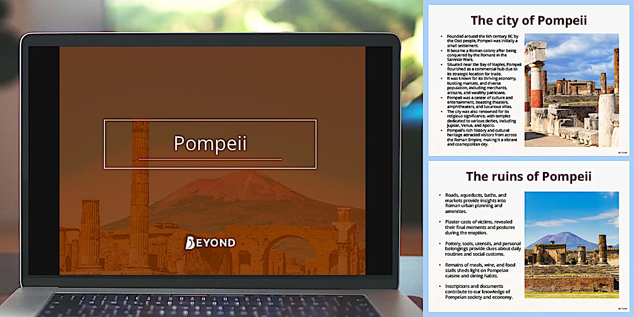 Pompeii PowerPoint (teacher made) - Twinkl