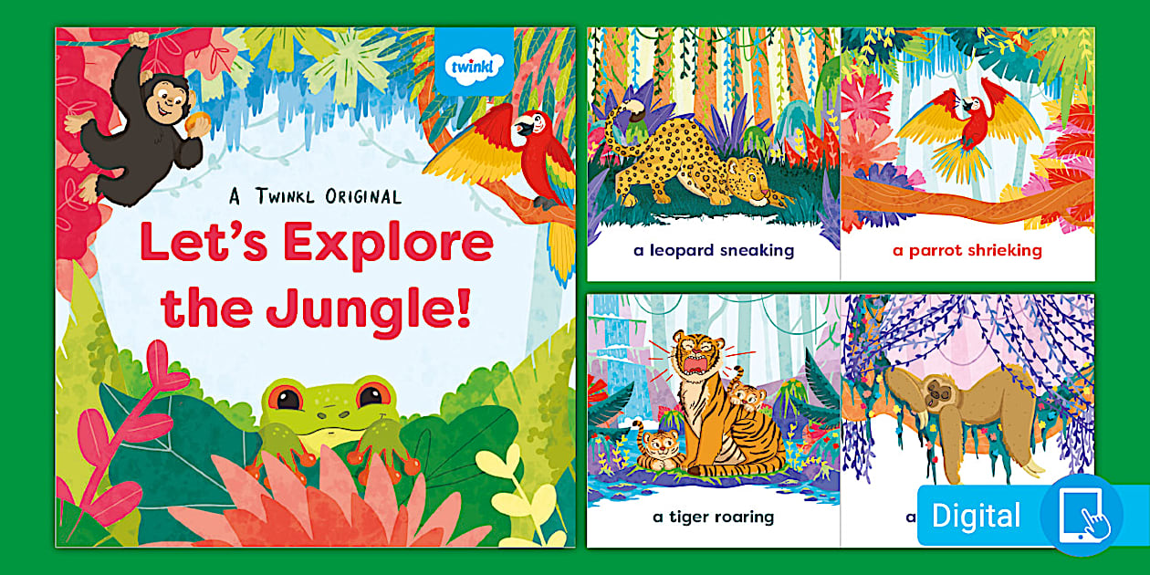 Let's Explore the Jungle eBook (Teacher-Made) - Twinkl
