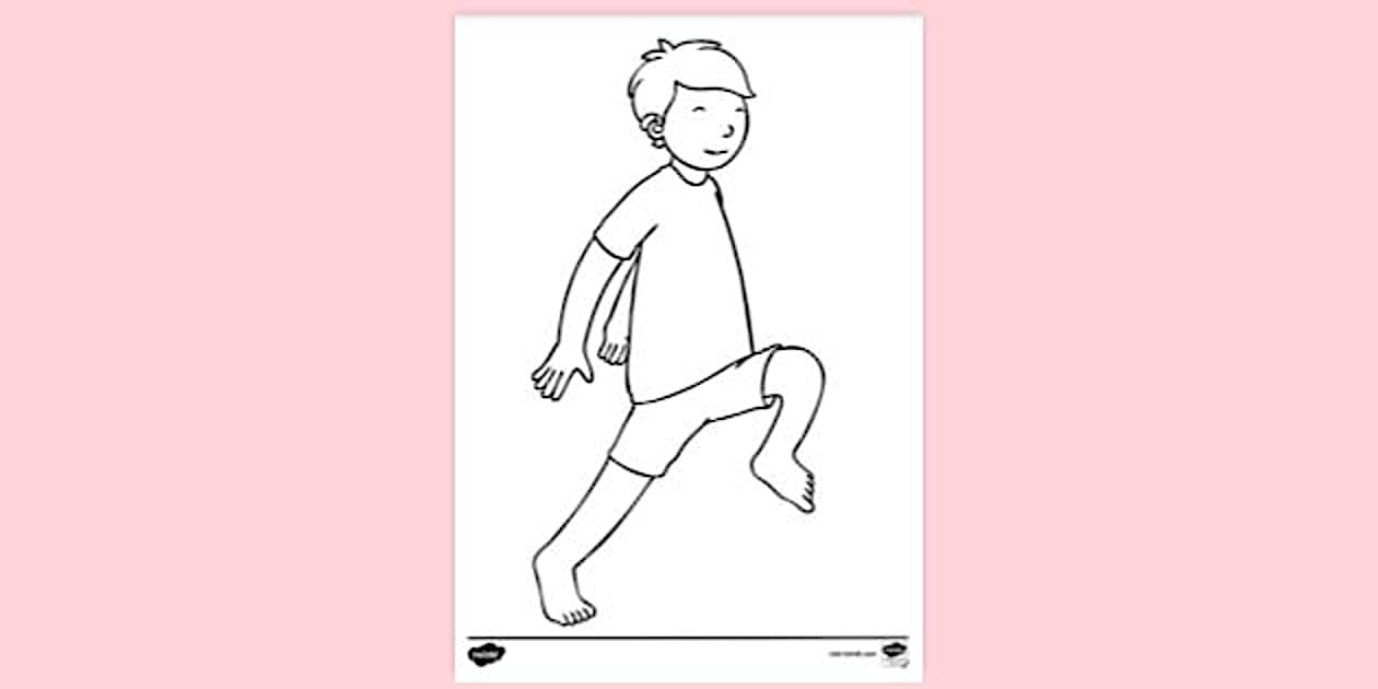 Leap Colouring Sheet | Colouring Sheets (Teacher-Made)