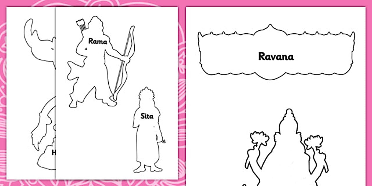 Hindu Diwali Story Shadow Puppets (teacher made) - Twinkl