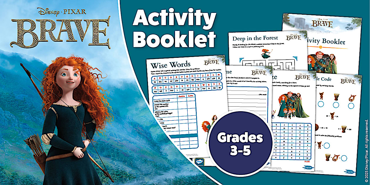Brave: Activity Booklet for 3rd-5th Grade