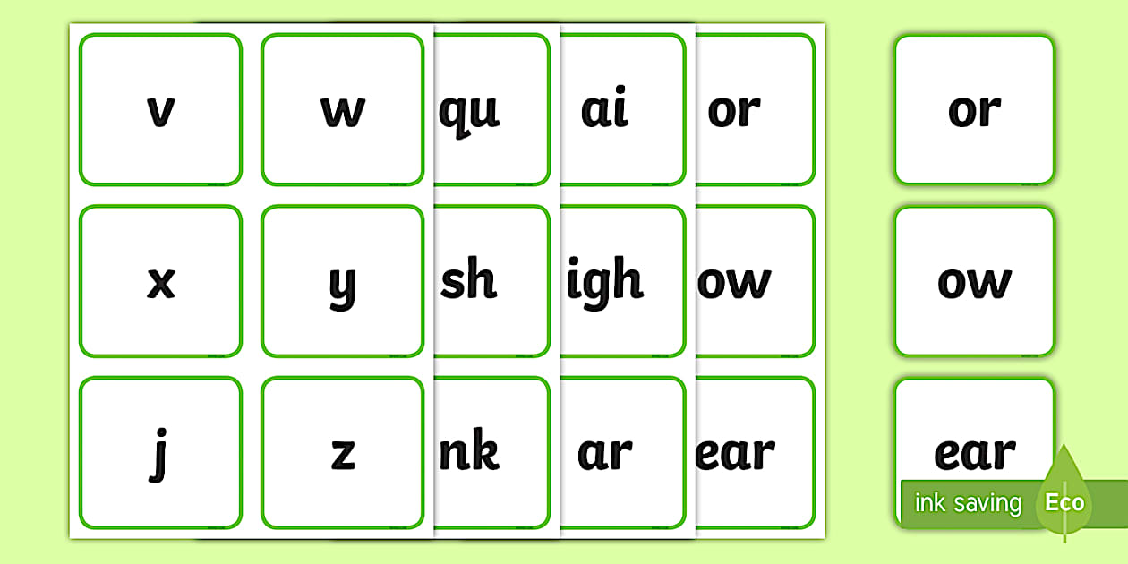 Phase 3 Sounds Tiles (teacher made) - Twinkl