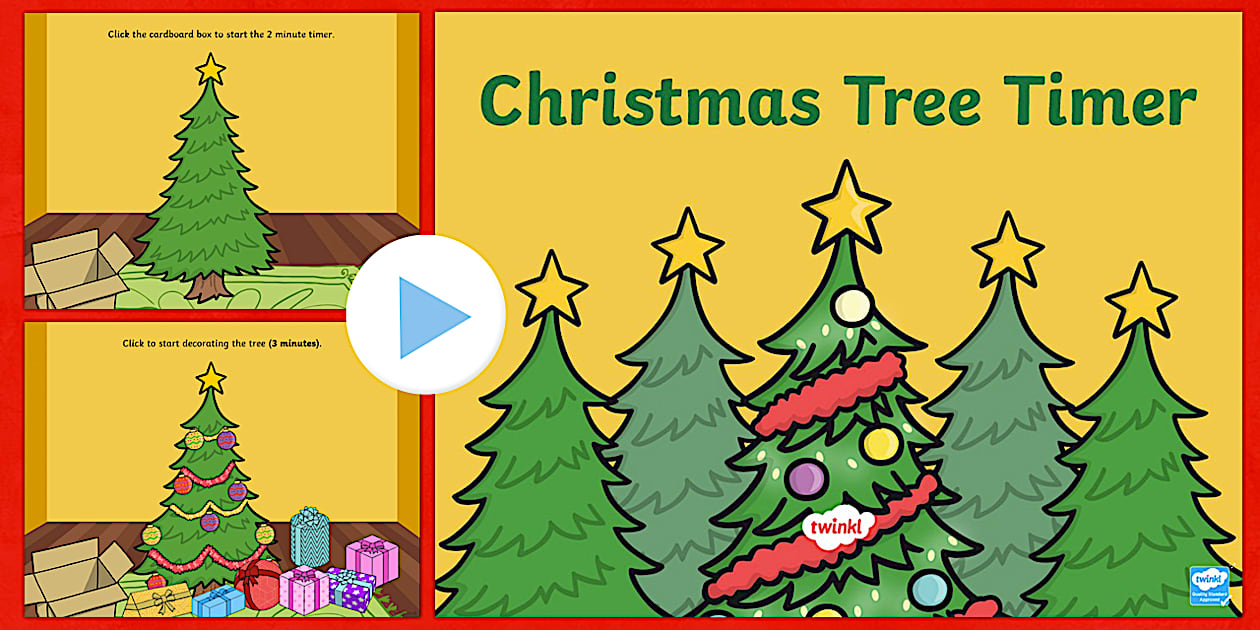 Exciting Christmas Classroom Timer PowerPoint - Twinkl