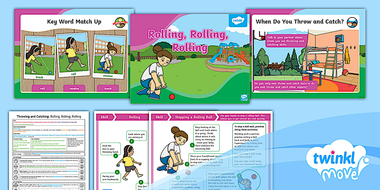 👉 Ball Skills Year 1 | Multi-Skills PE Lesson | KS1 | Twinkl