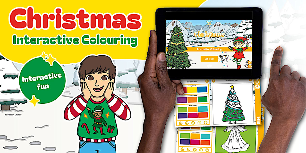 Christmas Interactive Colouring