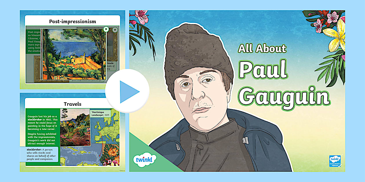 KS2 All About Paul Gauguin PowerPoint (teacher made)