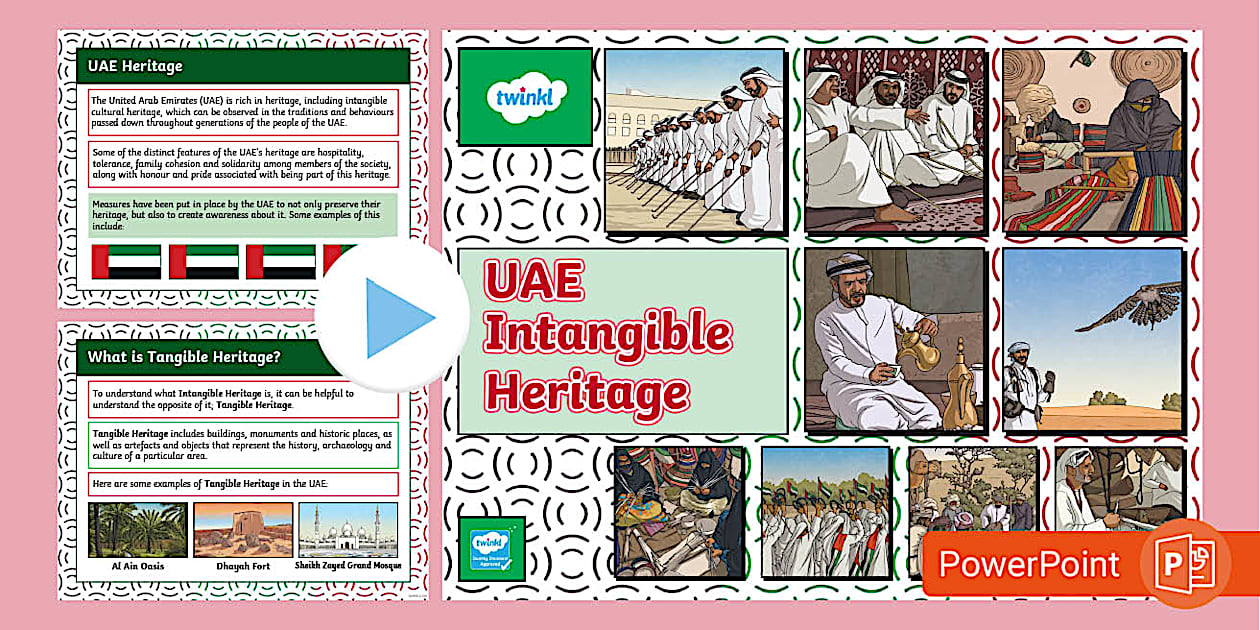 UAE Intangible Heritage, PPT Presentation, Cultural Studies