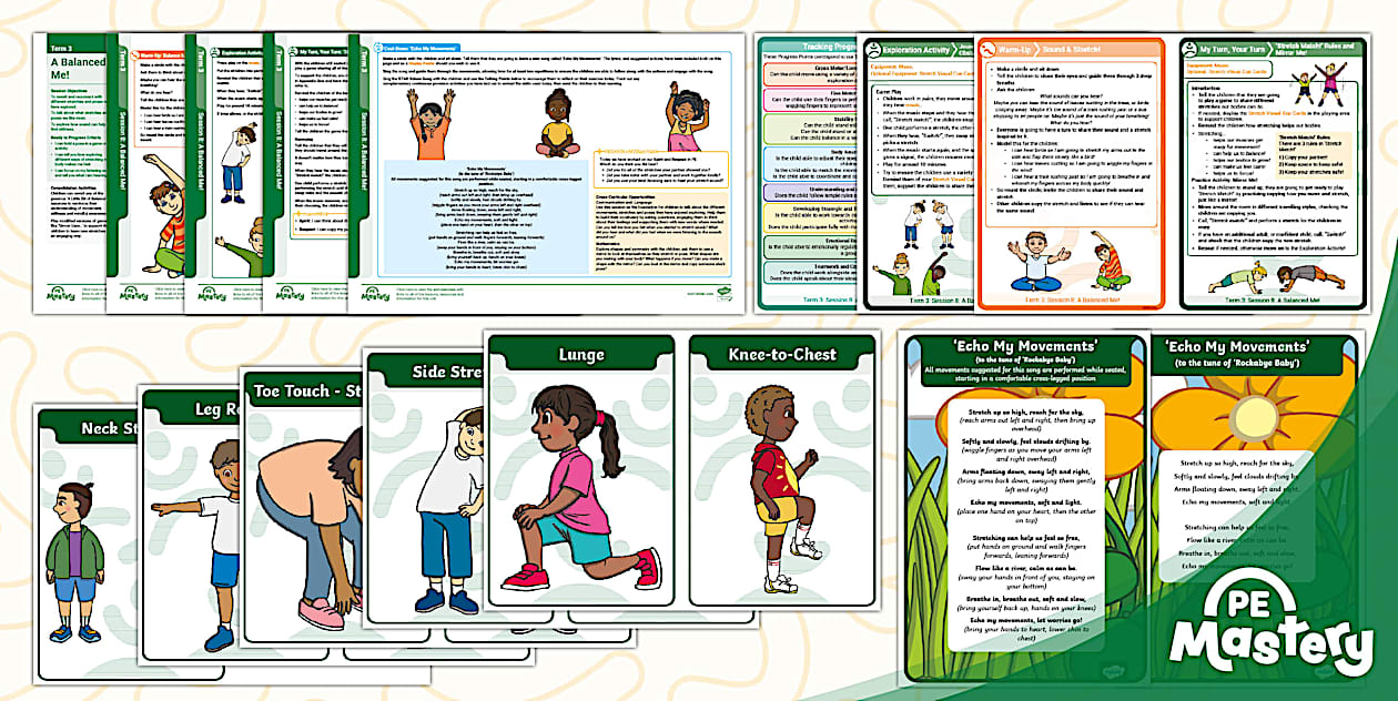 PE Mastery: Year 0 PD: Term 3: S8- A Balanced Me! - Twinkl