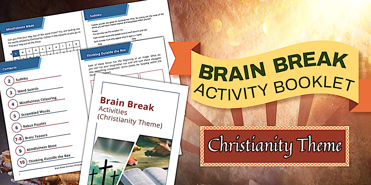 Brain Break Activities (Christianity Theme)