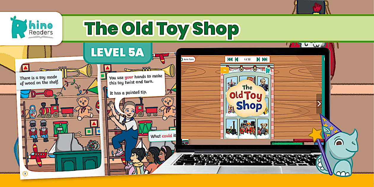 Level 5a Decodable Readers: The Old Toy Shop