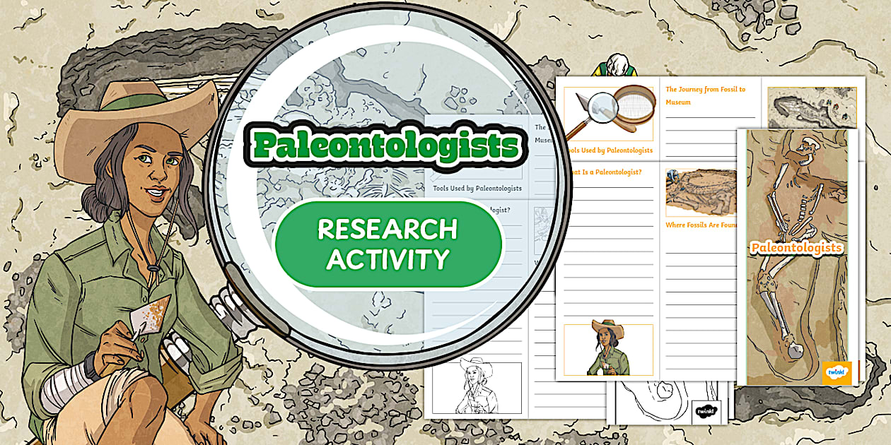 Paleontologists Leaflet Template - Twinkl