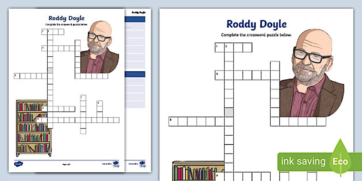 Roddy Doyle Crossword - Twinkl