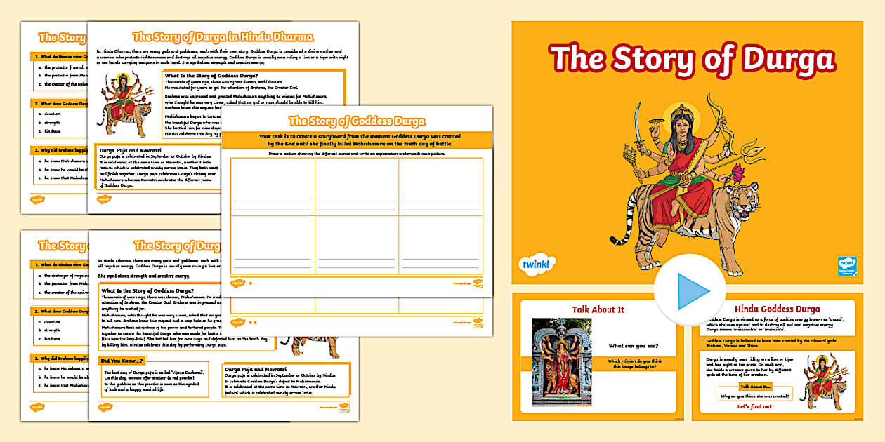 Durga Hindu Goddess Story Teaching Pack | Twinkl | RE | KS2