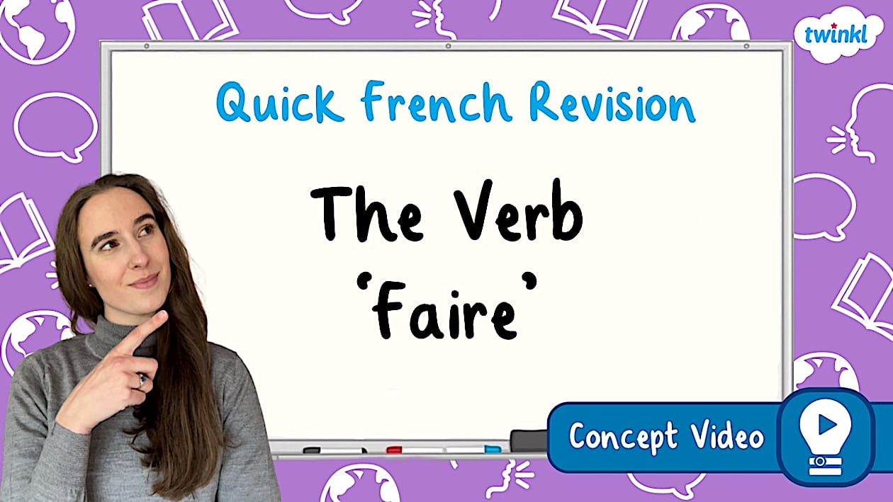 👉 The Verb 'Faire' | KS2 French Concept Video