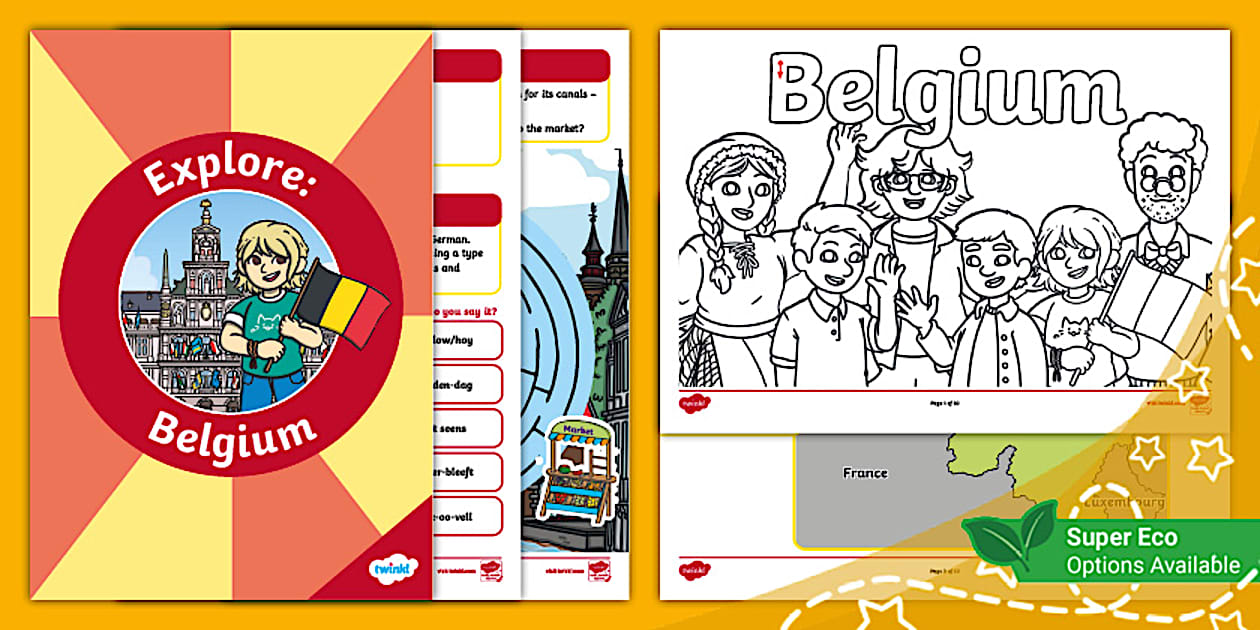 Explore: Belgium Activity Booklet - EYFS (professor feito)