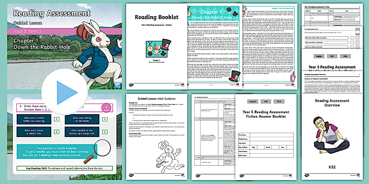Year 5 Term 2 Fiction Reading Assessment Guided Lesson Teaching Pack
