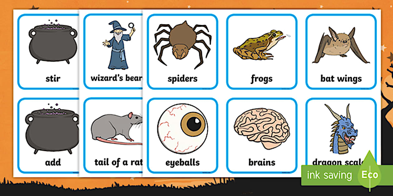 Halloween Magic Potion Prompt Cards (teacher made) - Twinkl