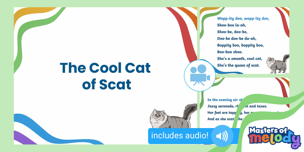 👉 The Cool Cat of Scat - An Original Jazz Song - Twinkl