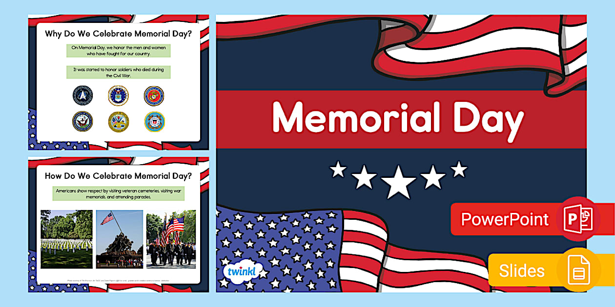 Memorial Day PowerPoint & Google Slides | Twinkl USA