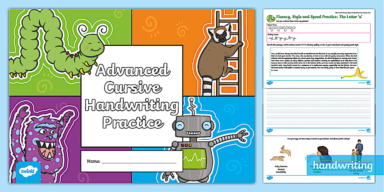 Cursive Handwriting Worksheets - Cursive Writing Fonts - PDF