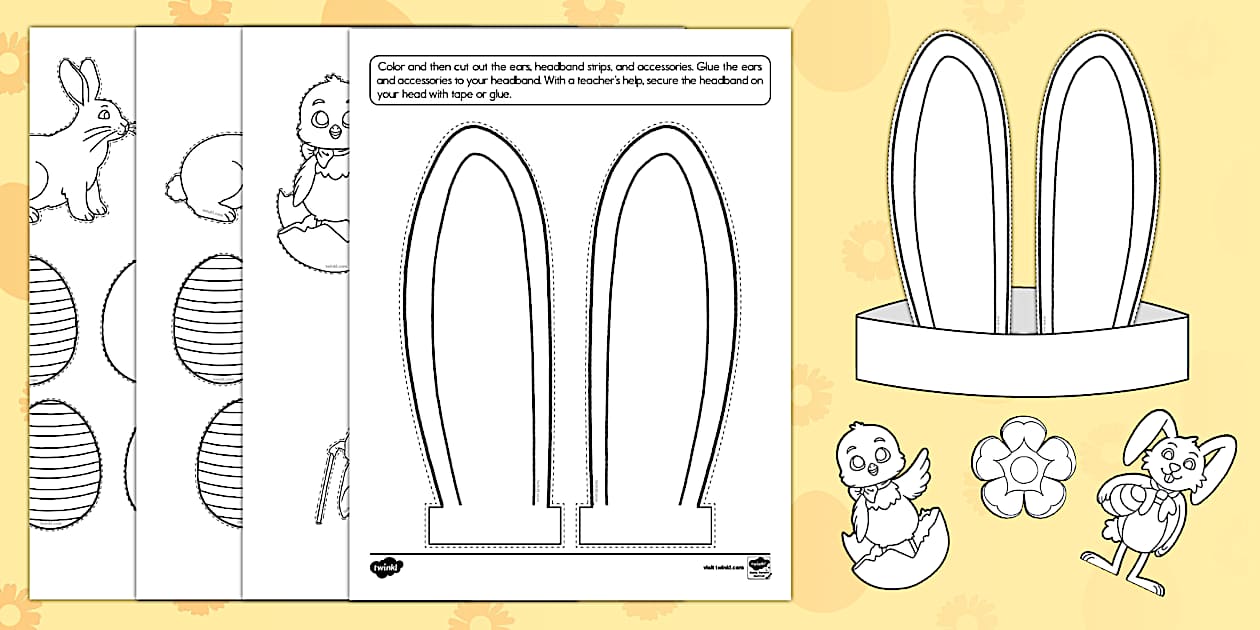Make Your Own Easter Headband (Teacher-Made) - Twinkl