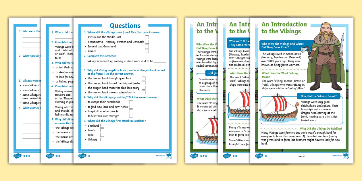 An Introduction to the Vikings Differentiated Comprehension
