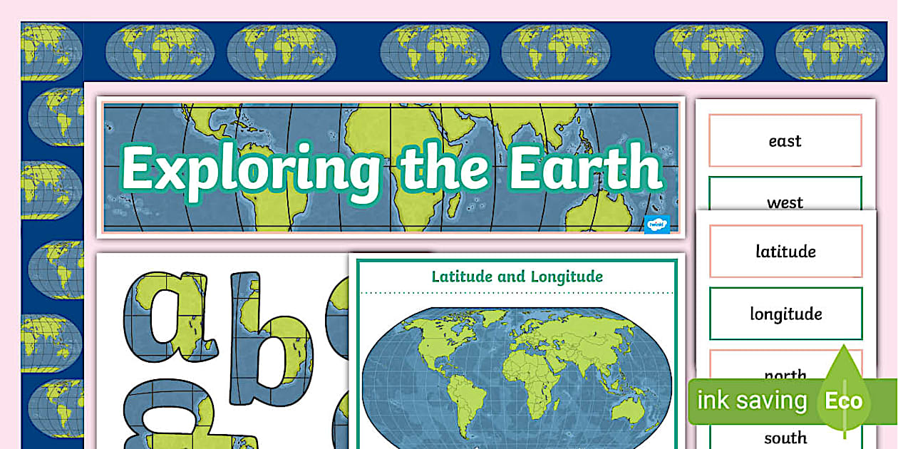 KS2 Exploring the Earth Geography Display Pack - Twinkl