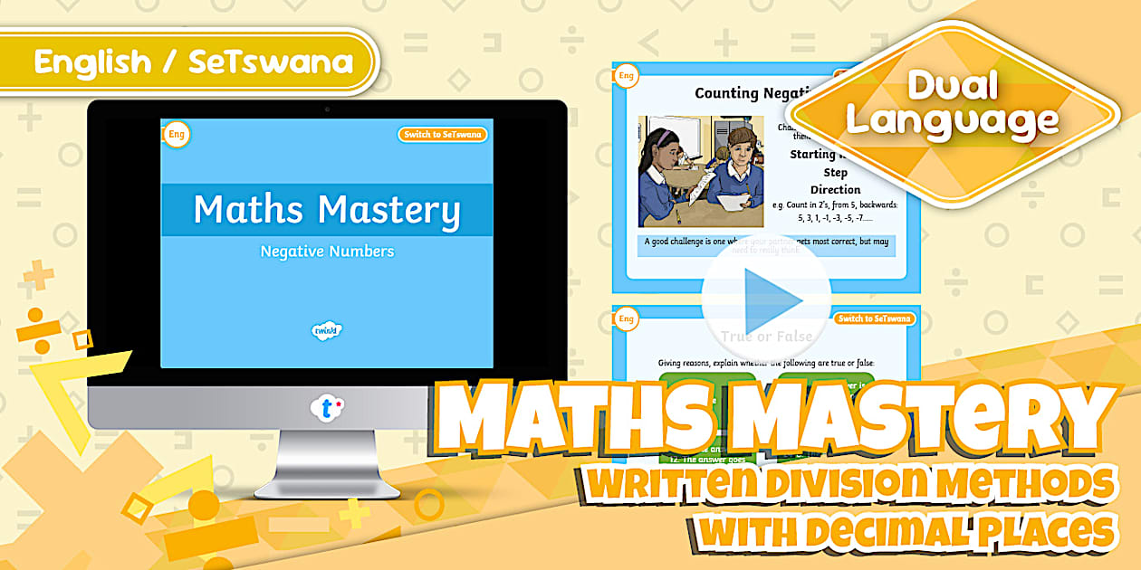 Senior Phase - Maths - Number and Place Value Negative Numbers Maths ...