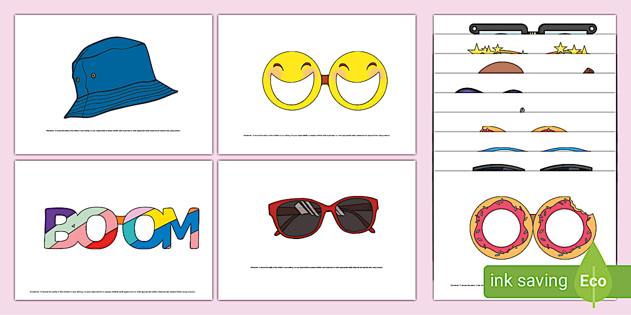 Music Festival Photo Booth Props (teacher made) - Twinkl
