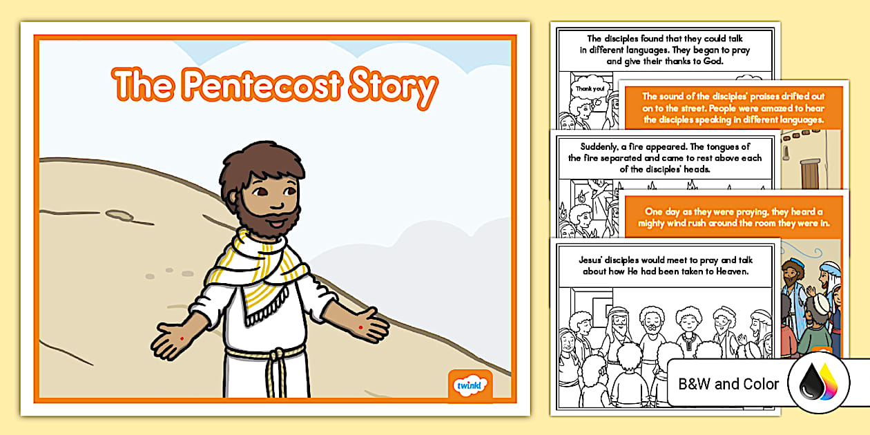 Pentecost Story Cards | Christian Education | Twinkl USA