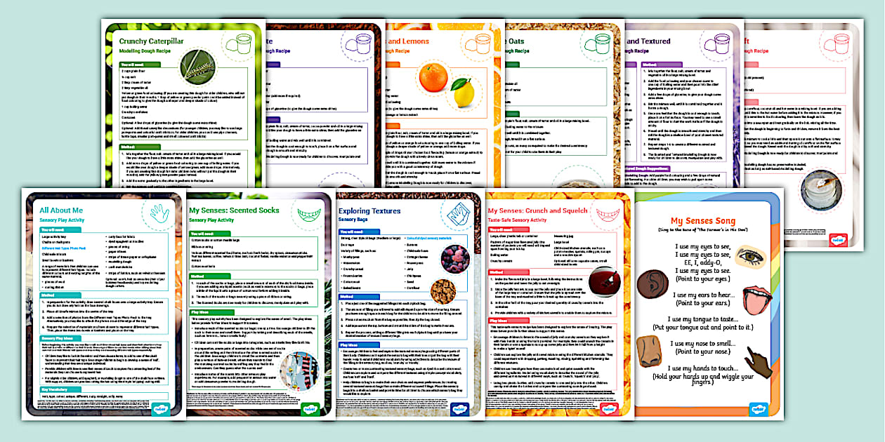 EYFS All About Me - My Senses Resource Pack (Ages 2-3)