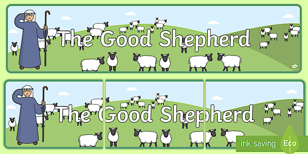 The Good Shepherd Display Banner - - The Lost Sheep Display Banner