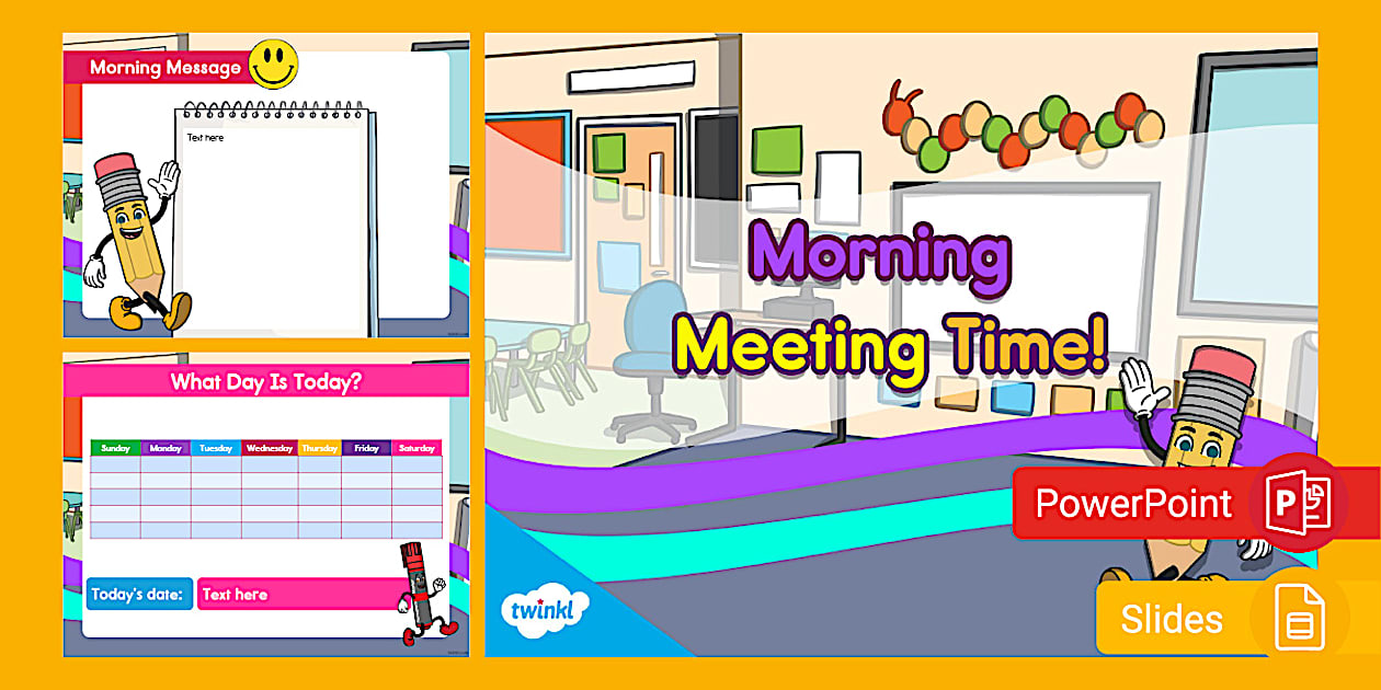 Morning Meeting Slides | Resource | Twinkl USA