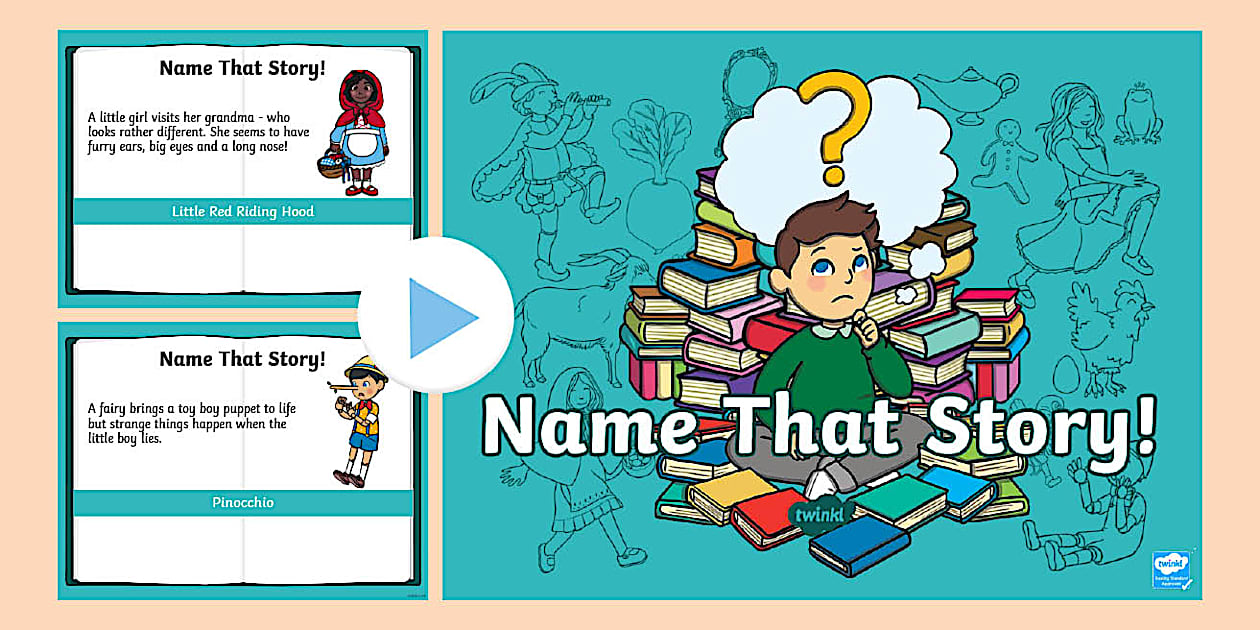 Name That Story Storytelling PowerPoint - Twinkl