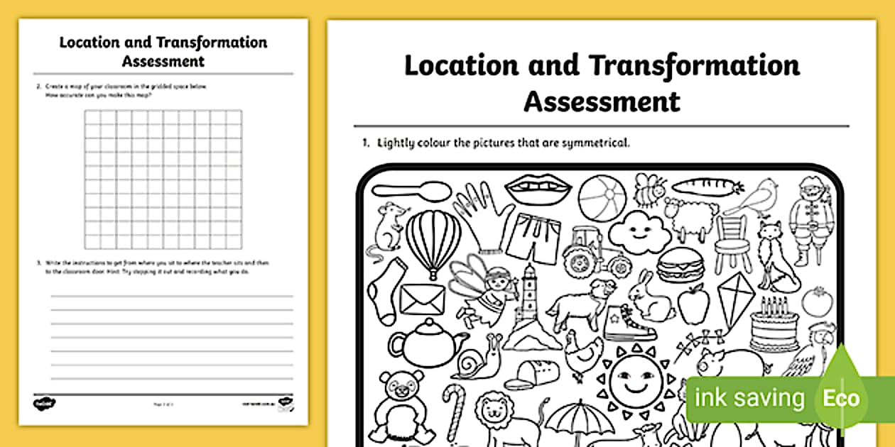 Year 3 Location and Transformation (teacher made) - Twinkl