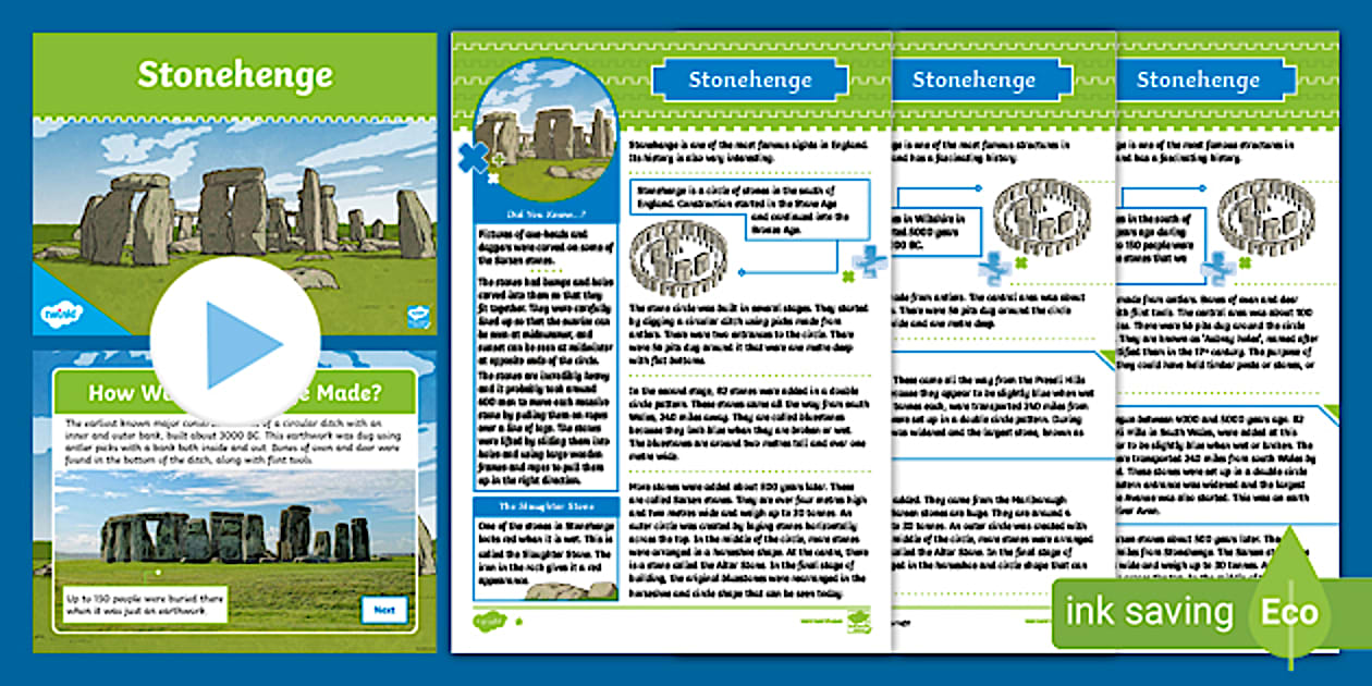 Stonehenge Lesson Teaching Pack KS2 (teacher made) - Twinkl