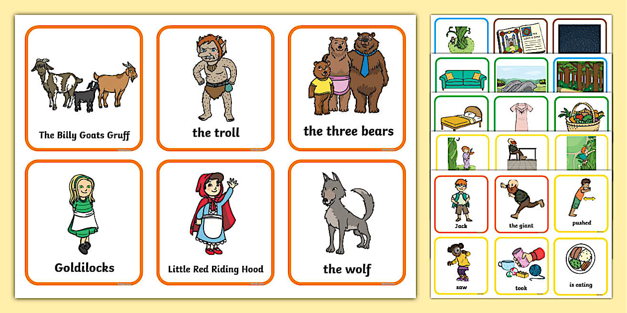 Colourful Semantics: Fairy Tales Pack - Twinkl