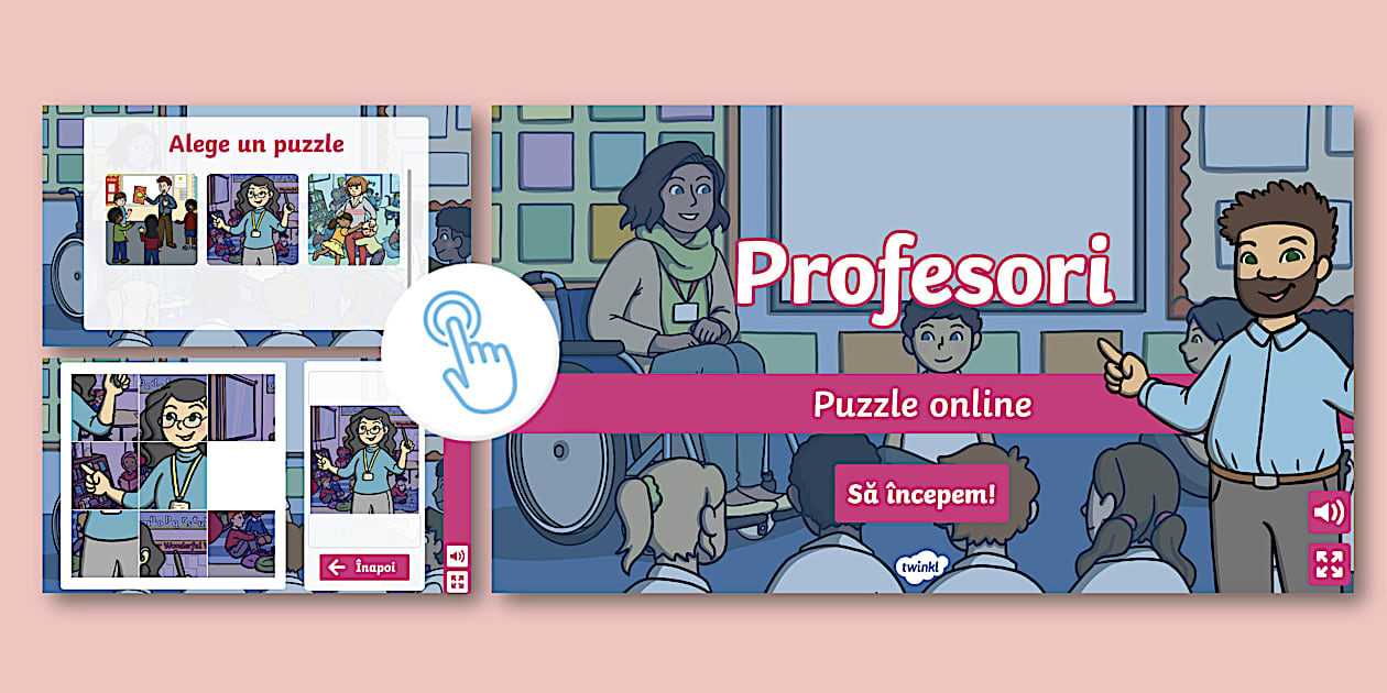 Profesori – Puzzle online (teacher made) - Twinkl