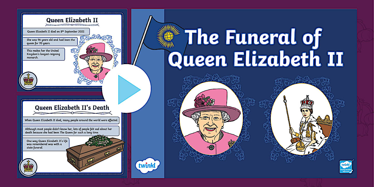 The Funeral of Queen Elizabeth II KS1 PowerPoint - Twinkl