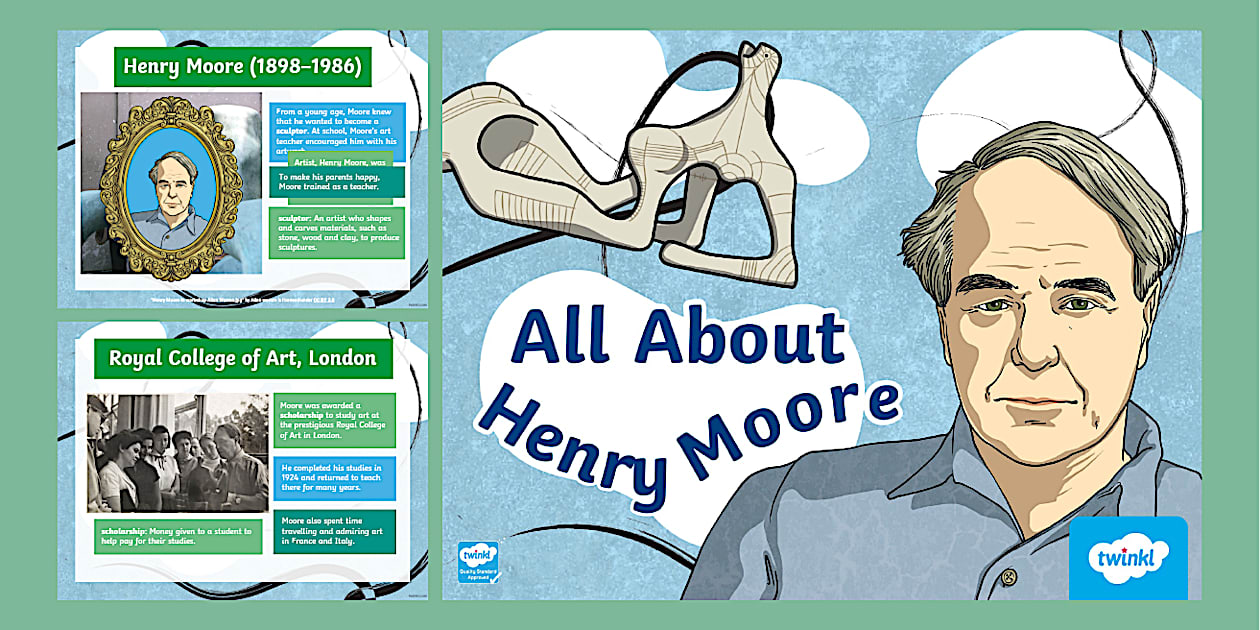 KS2 All About Henry Moore PowerPoint (teacher made) - Twinkl