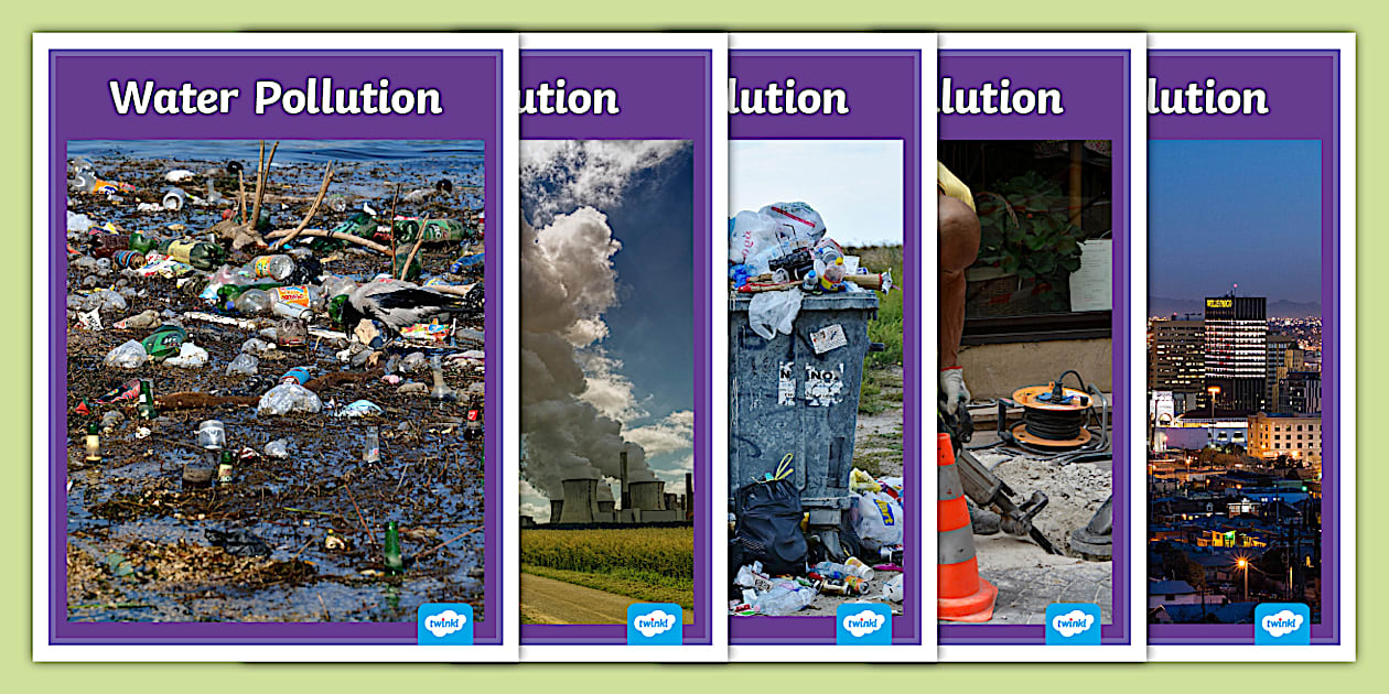 Types of Pollution Posters (Teacher-Made) - Twinkl