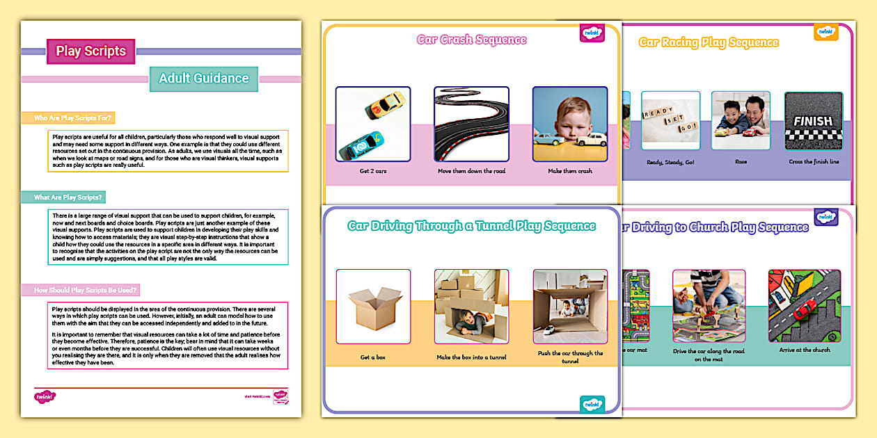 SEND Play Sequences: Car Play Sequence (teacher made)