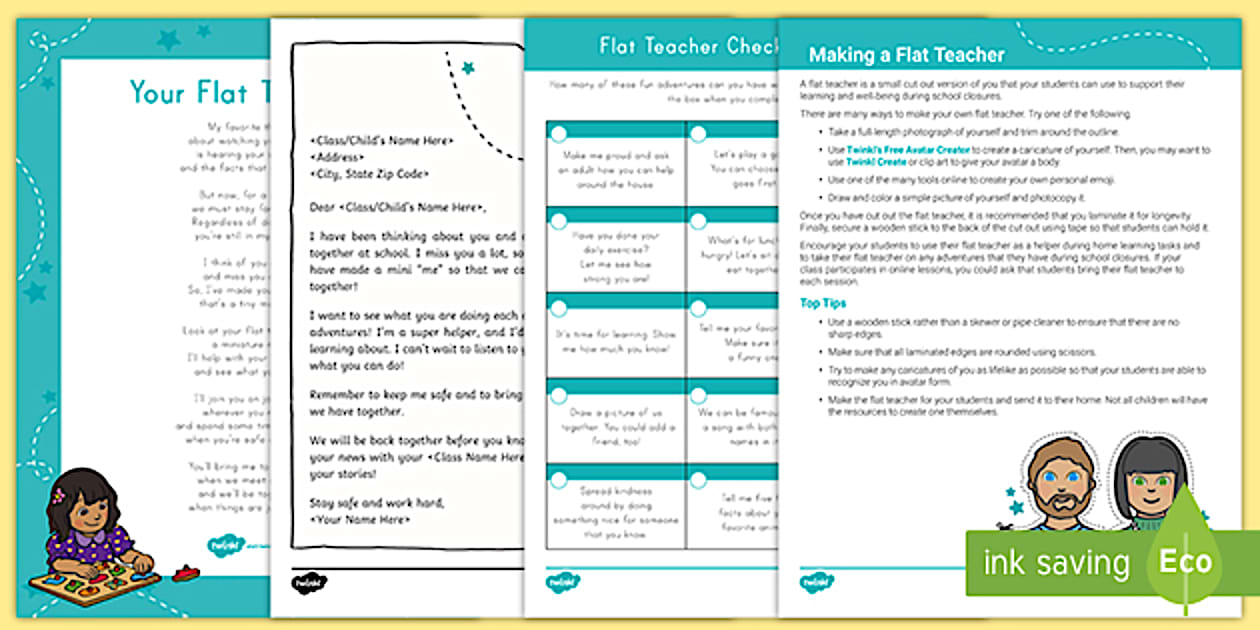 Editable Flat Teacher Activity Pack (Teacher-Made) - Twinkl