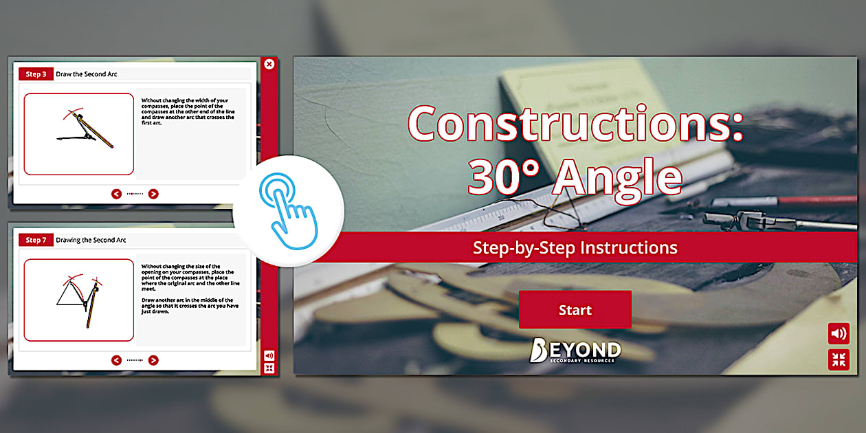 👉 Constructing a 30 Degree Angle | KS3 Geometry | Beyond Maths
