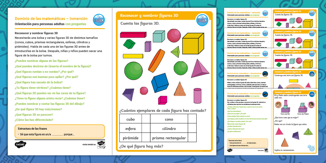 Dominio de la geometría en 1º de Primaria: Unidad 1 - Reconocer y nombrar