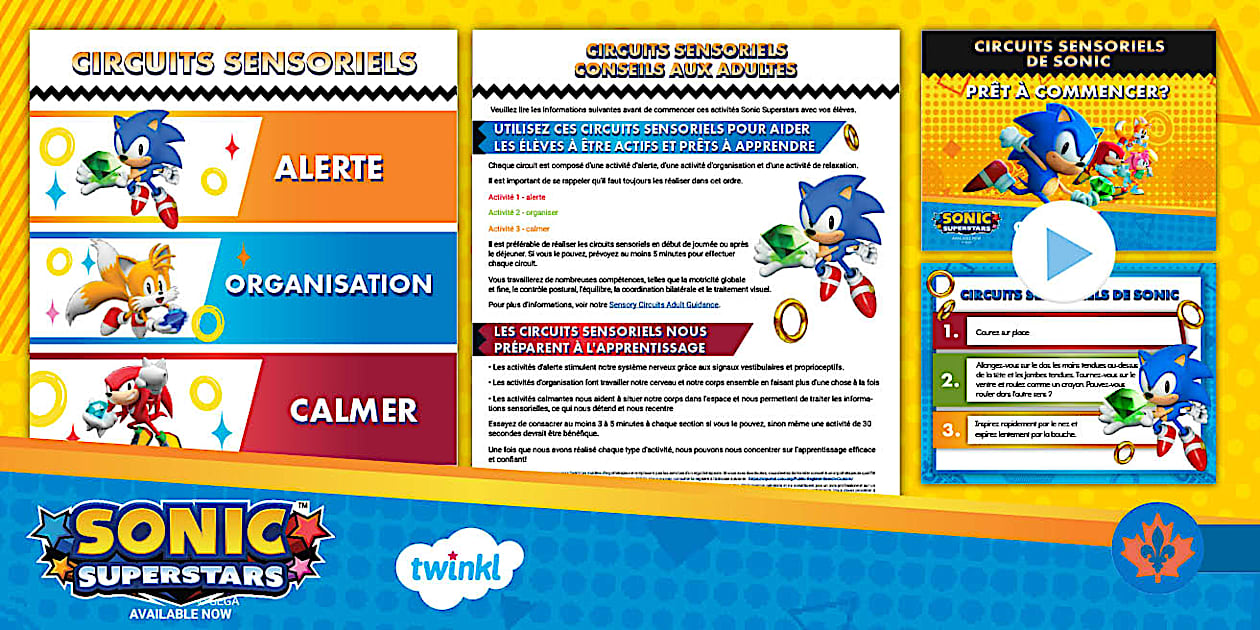 OT: Sonic Sensory Circuits French (teacher made) - Twinkl